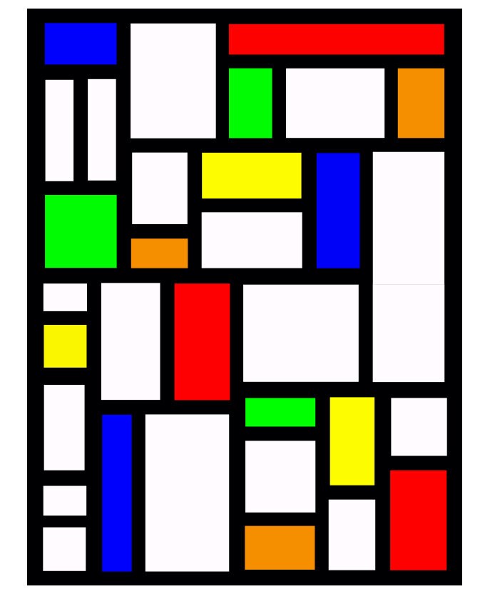 Mondrian Quilt Pattern - Etsy