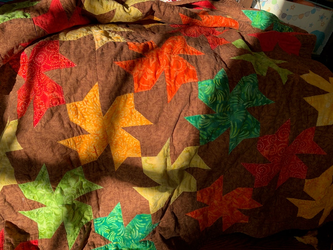 Autumn Leaves Quilt Pattern - Etsy