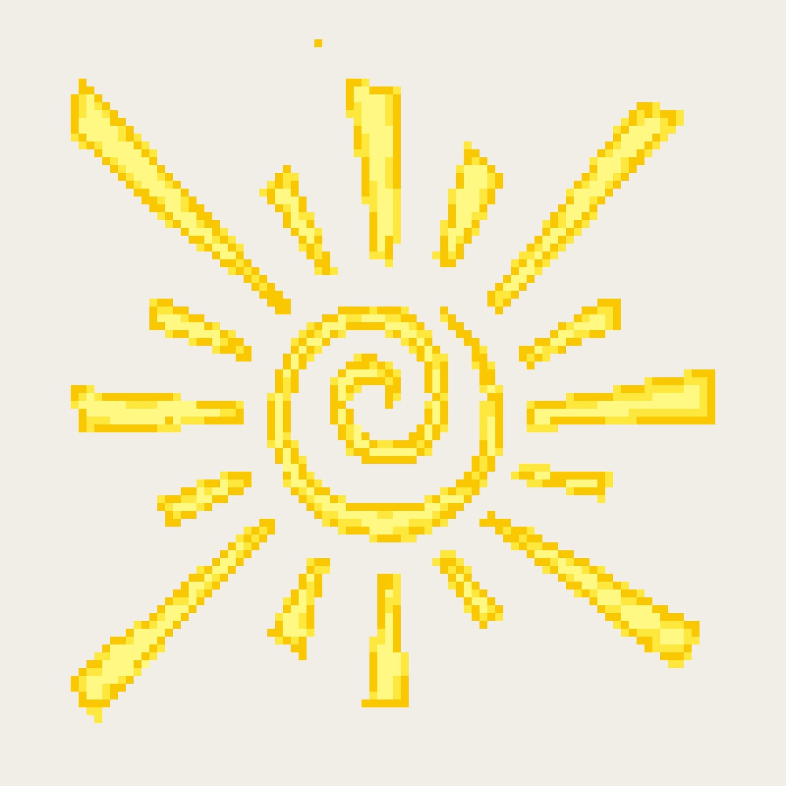 Spiral Sun Cross Stitch Pattern - Etsy