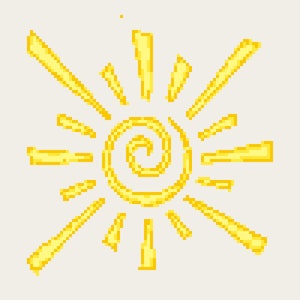 Spiral Sun Cross Stitch Pattern - Etsy