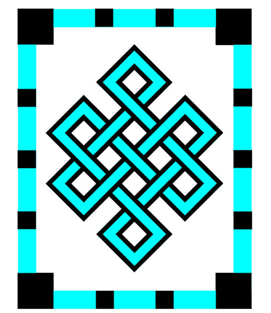 Celtic Knot Quilt Pattern - Etsy