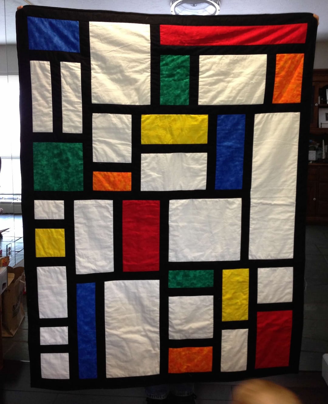 Mondrian Quilt Pattern - Etsy