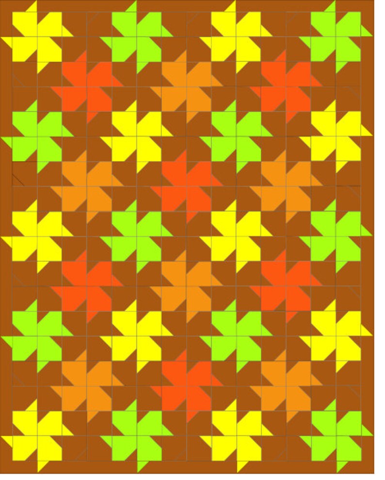 Autumn Leaves Quilt Pattern - Etsy