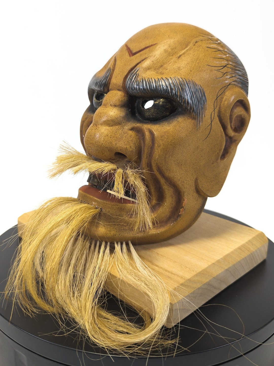 Hanakobu Akujo Noh Mask evil Old Man Mask: Traditional Japanese Noh ...
