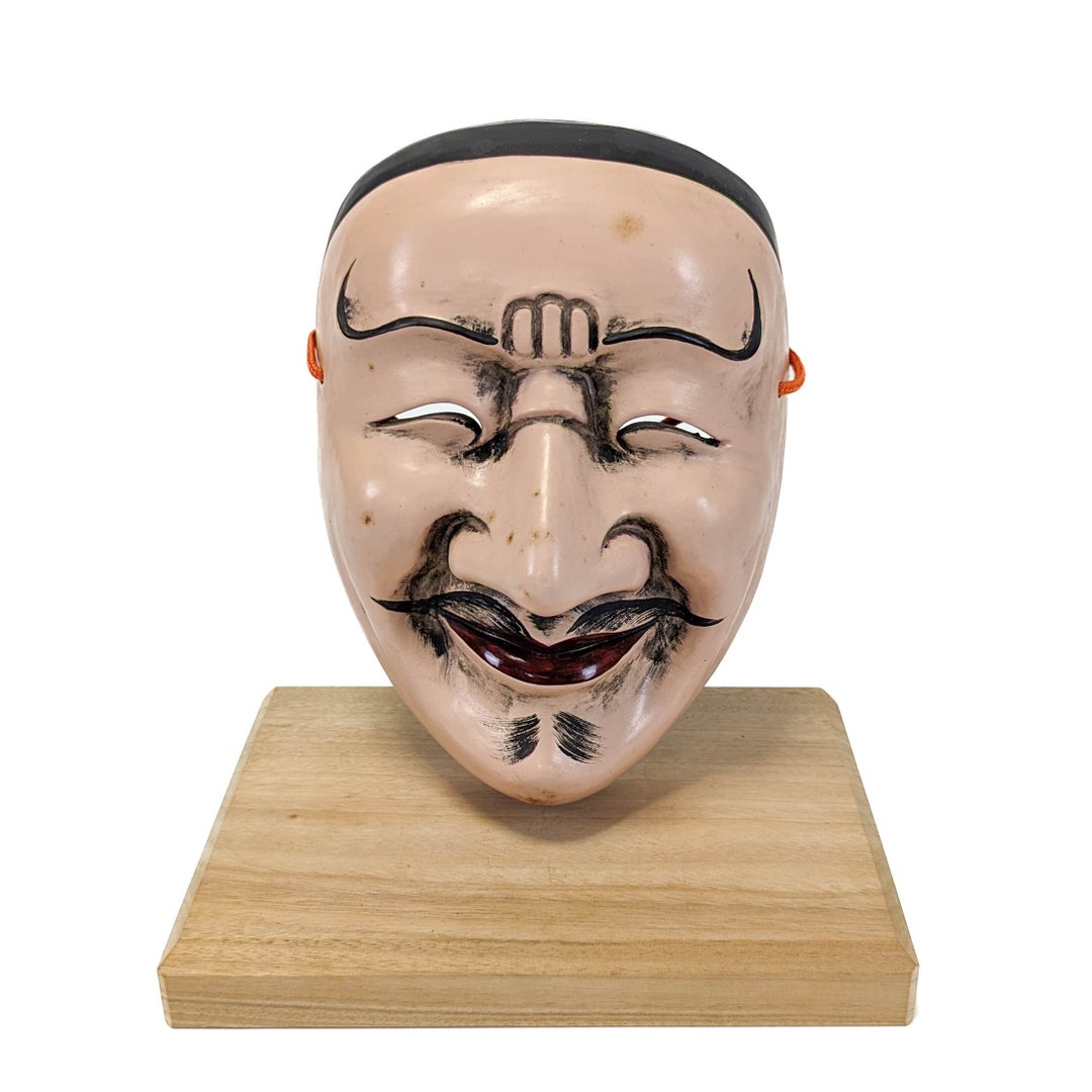 Bugaku Jikyu Mask: Handcrafted Ceramic Mask High Quality Traditional ...