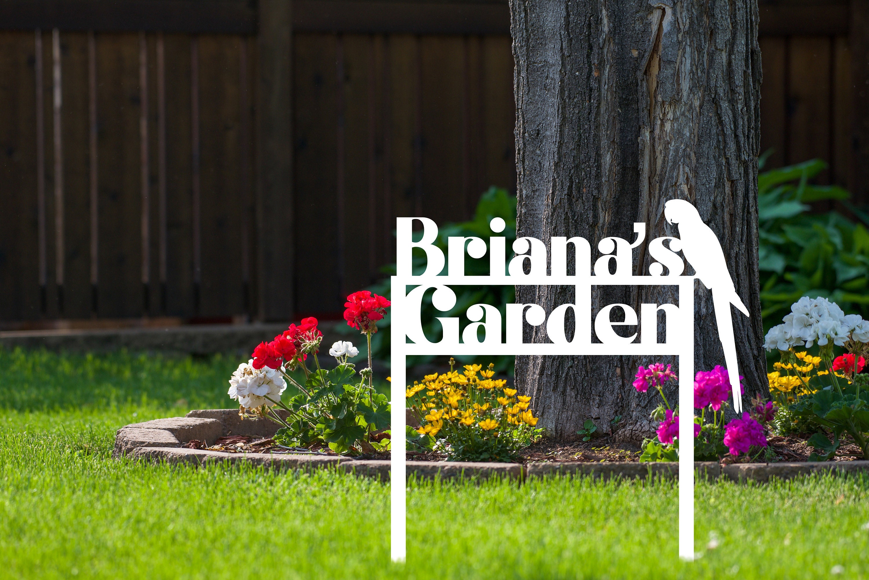 Personalized Yard Sign Custom Metal Yard Sign With Stakes - Etsy