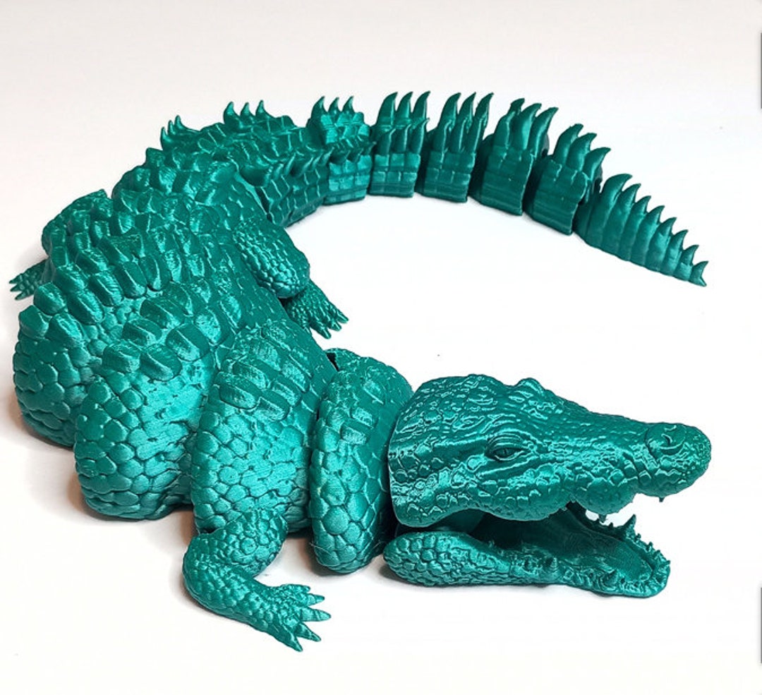 Nile Can Move Ferocious Crocodile Toy Ornaments 3D Printing Model ...