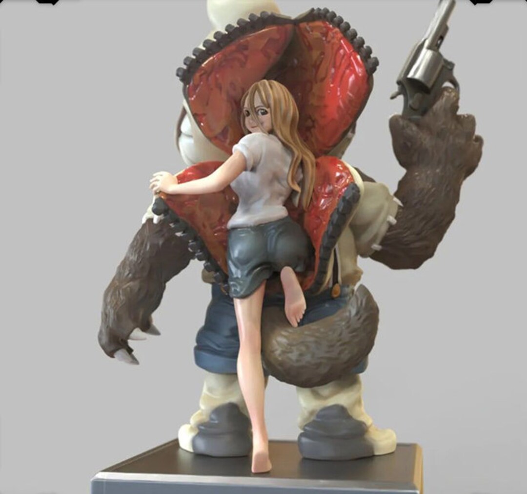 Female Killer Scene Model Figure Behind Toy 3D Printing Model Drawing ...