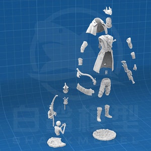 3d Animation Character Modeling Material Stl File - Etsy
