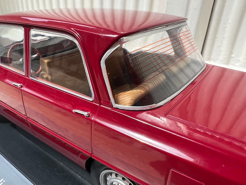 Alfa Romeo Giulia Super 1974 Dark Red 1:18 1/18 - Etsy