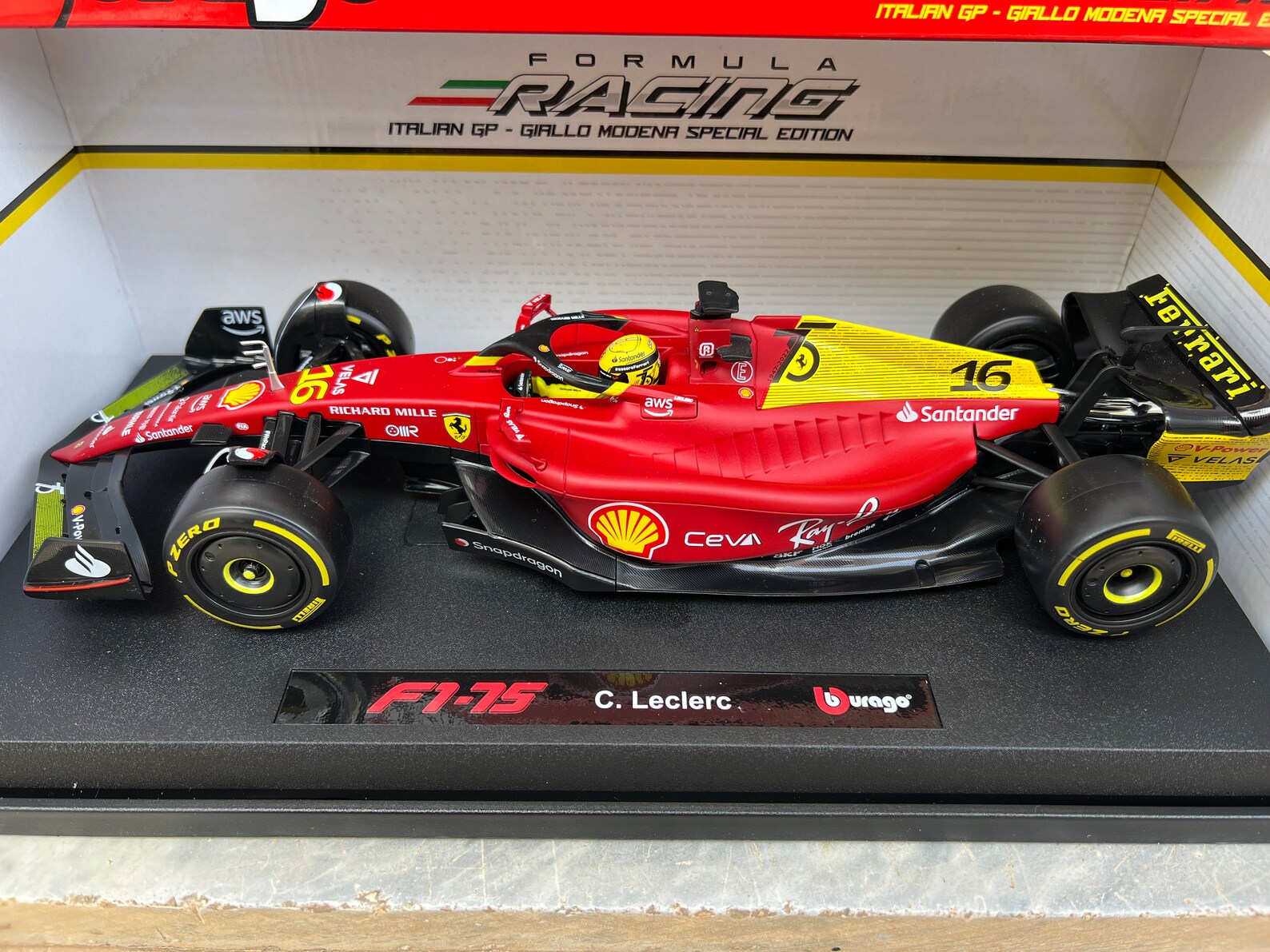 Ferrari F1 75 Leclerc Spedial Edition Monza 1:18 1/18 2022 - Etsy