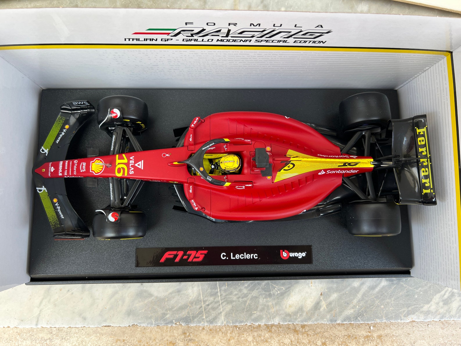Ferrari F1 75 Leclerc Spedial Edition Monza 1:18 1/18 2022 - Etsy