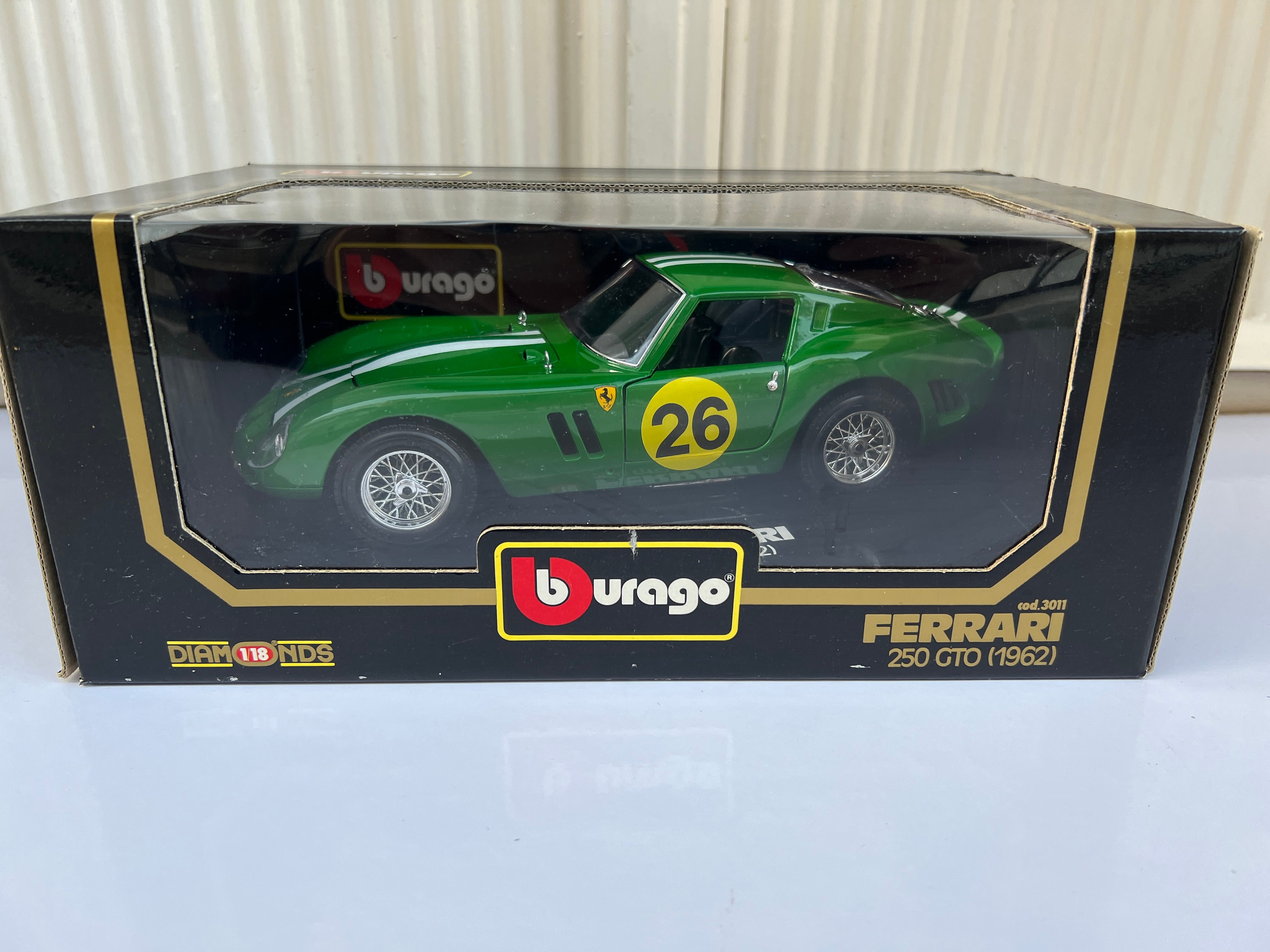 Ferrari 250 GTO 1962 1:18 Bburago Burago 1/18 - Etsy