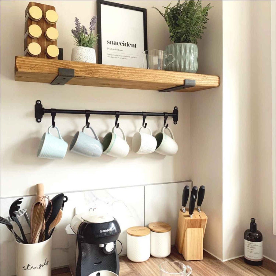 Rustic Wooden Shelves Bespoke Sizes - Etsy