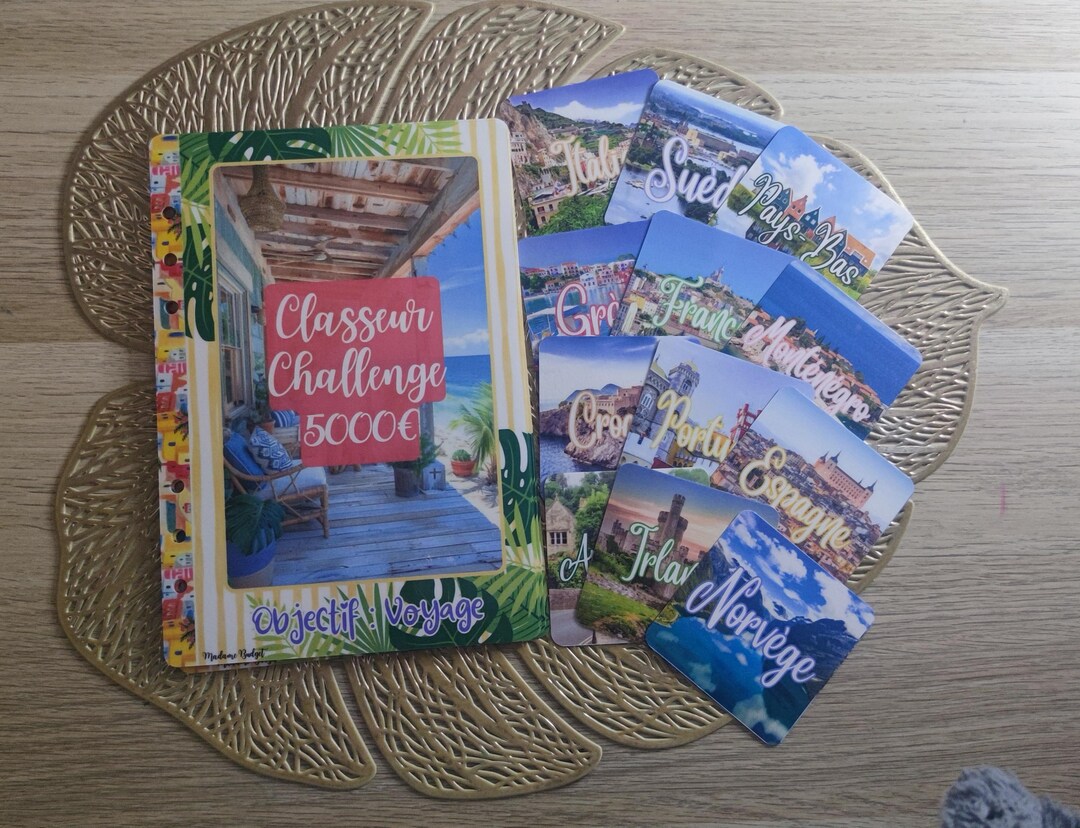 5000 Travel Challenge | Budget Envelope - Etsy Australia