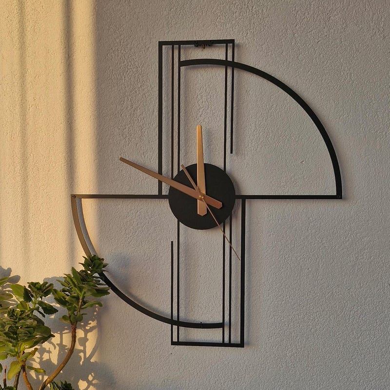 Large Unique Wallclock - Etsy UK