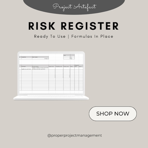 Project Management Risk Register