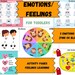 Emotions Learning for Kids, Printable Feelings Pages for Kids, Emotions ...