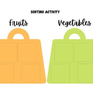 Fruits and Vegetables Posters for Kids, Learning Healthy and Unhealthy ...