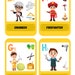 Job Cards for Kids With Alphabet Alphabet Occupation Cards - Etsy