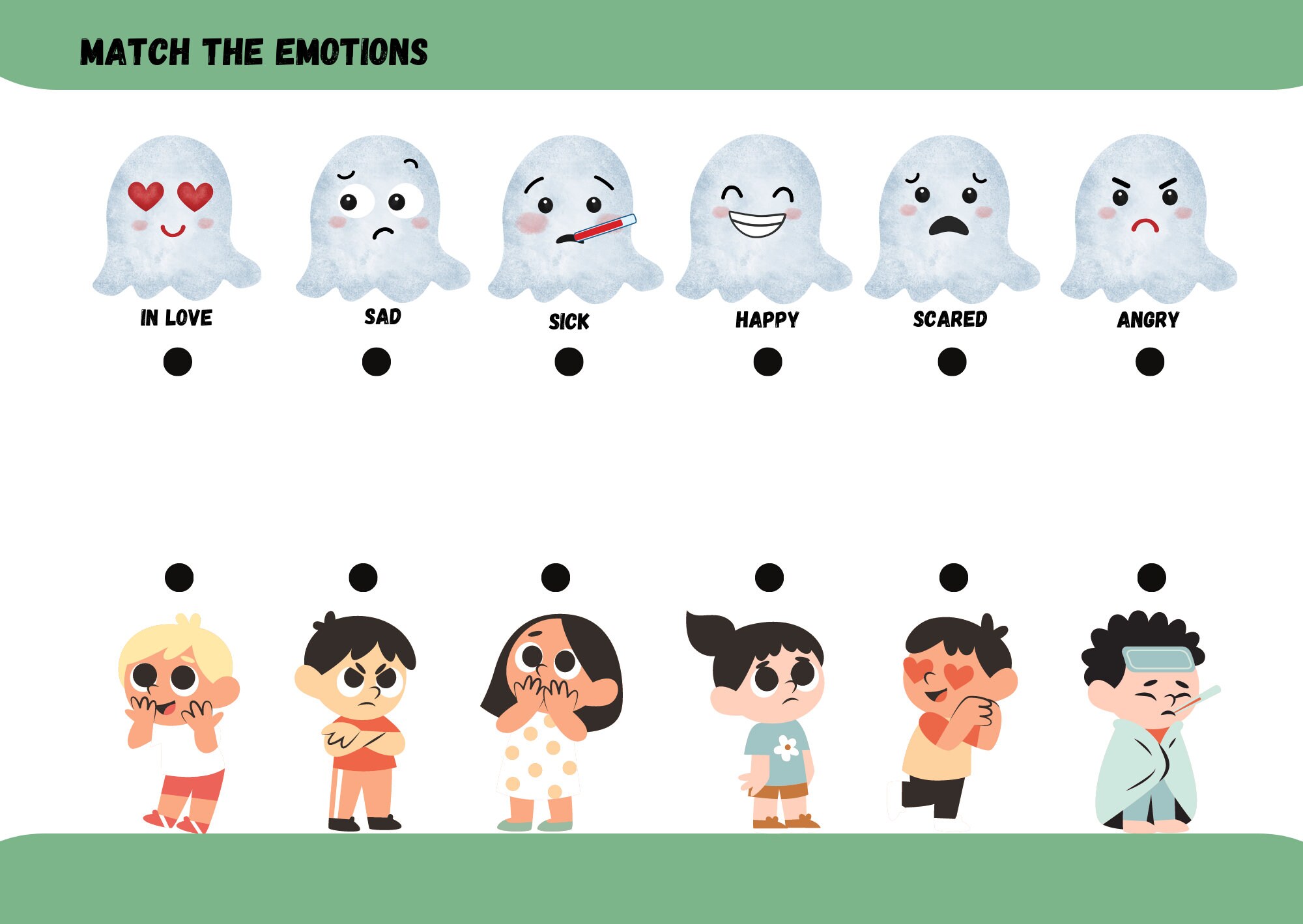 Emotions Learning for Kids, Printable Feelings Pages for Kids, Emotions ...