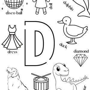 ABC Coloring Pages, Printable Alphabet Colorign Pages for Kids, 26 ...