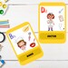 Job Cards for Kids With Alphabet, Alphabet Occupation Cards, Printable ...