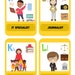 Job Cards for Kids With Alphabet, Alphabet Occupation Cards, Printable ...