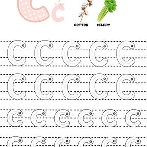 ABC Tracing Worksheets for Preschooler, Alphabet Tracing Pages for Kids ...