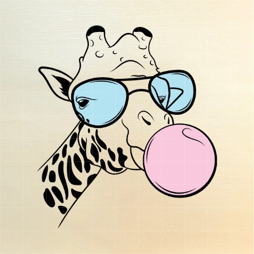 Jirafa con globo svg Cara Svg Jirafa Svg Africa Animals - Etsy España