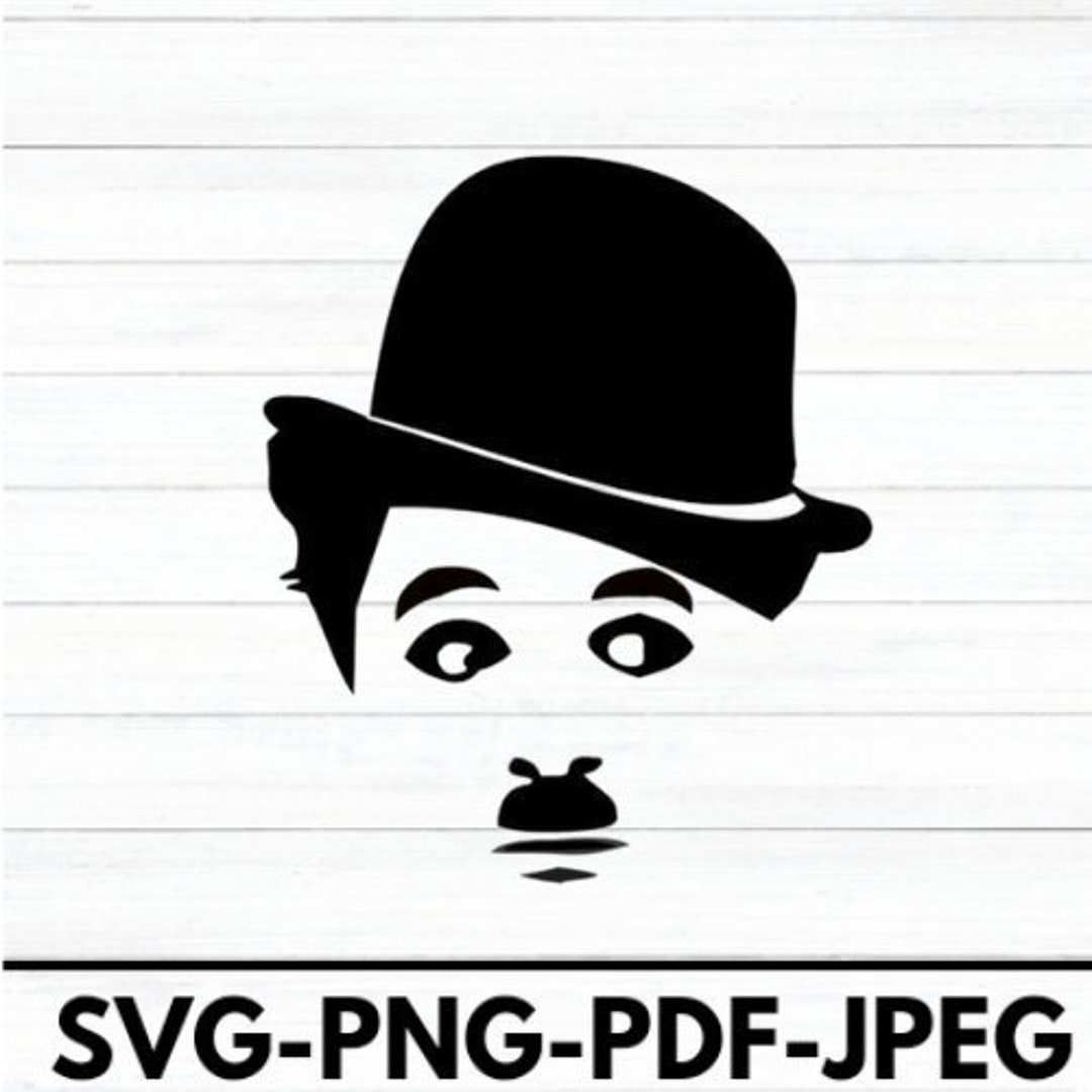 CHARLIE CHAPLIN SVG Charlie Chaplin Chaplin Vector Chaplin - Etsy UK