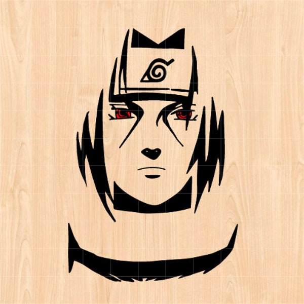 Itachi Uchiha Svg Cricut - Etsy