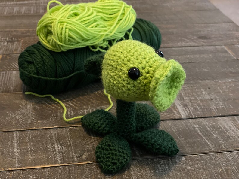 Pea Shooter Crochet Pattern - Plants Vs Zombies - Etsy