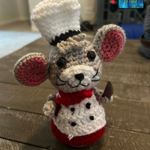 Mouse Chef Crochet Pattern - Overcooked - Etsy