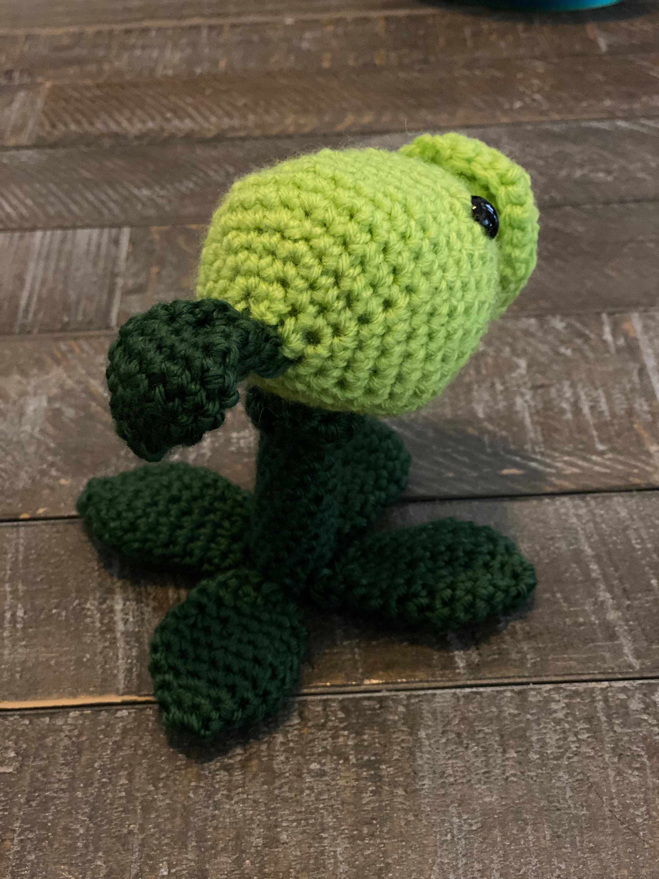 Pea Shooter Crochet Pattern - Plants Vs Zombies - Etsy
