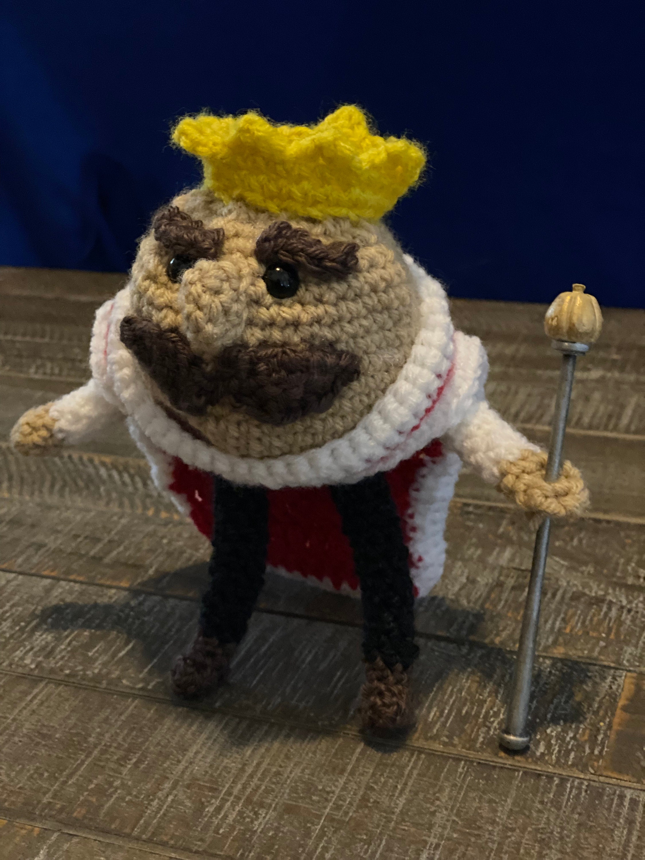 Onion King Crochet Pattern - Overcooked - Etsy