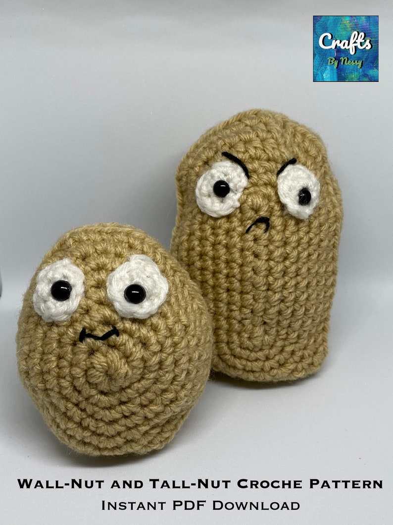 Wall-nut & Tall-nut Crochet Pattern - Plants Vs Zombies - Etsy
