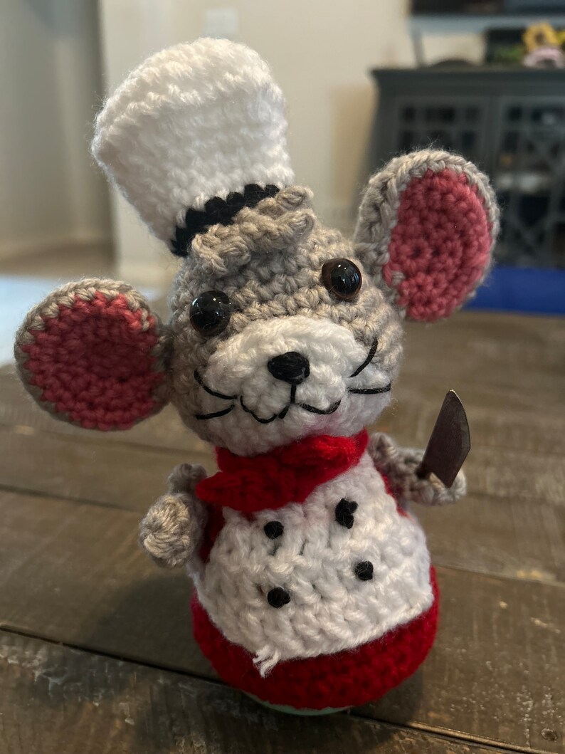 Mouse Chef Crochet Pattern - Overcooked - Etsy
