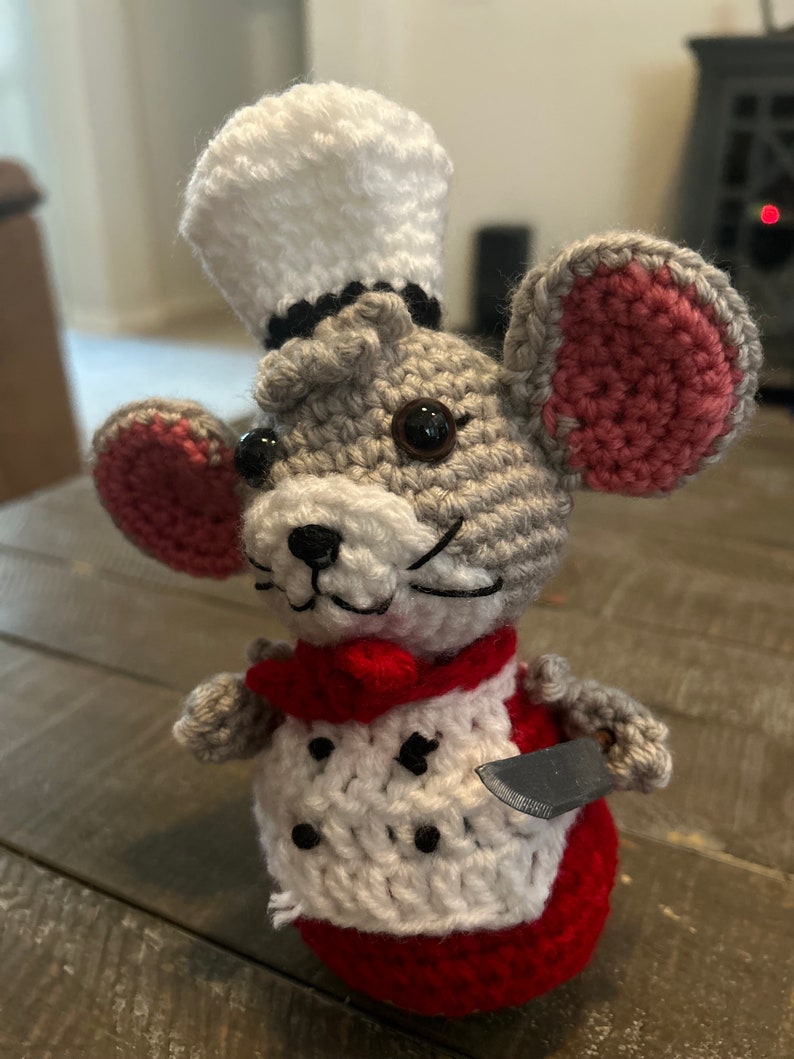 Mouse Chef Crochet Pattern - Overcooked - Etsy