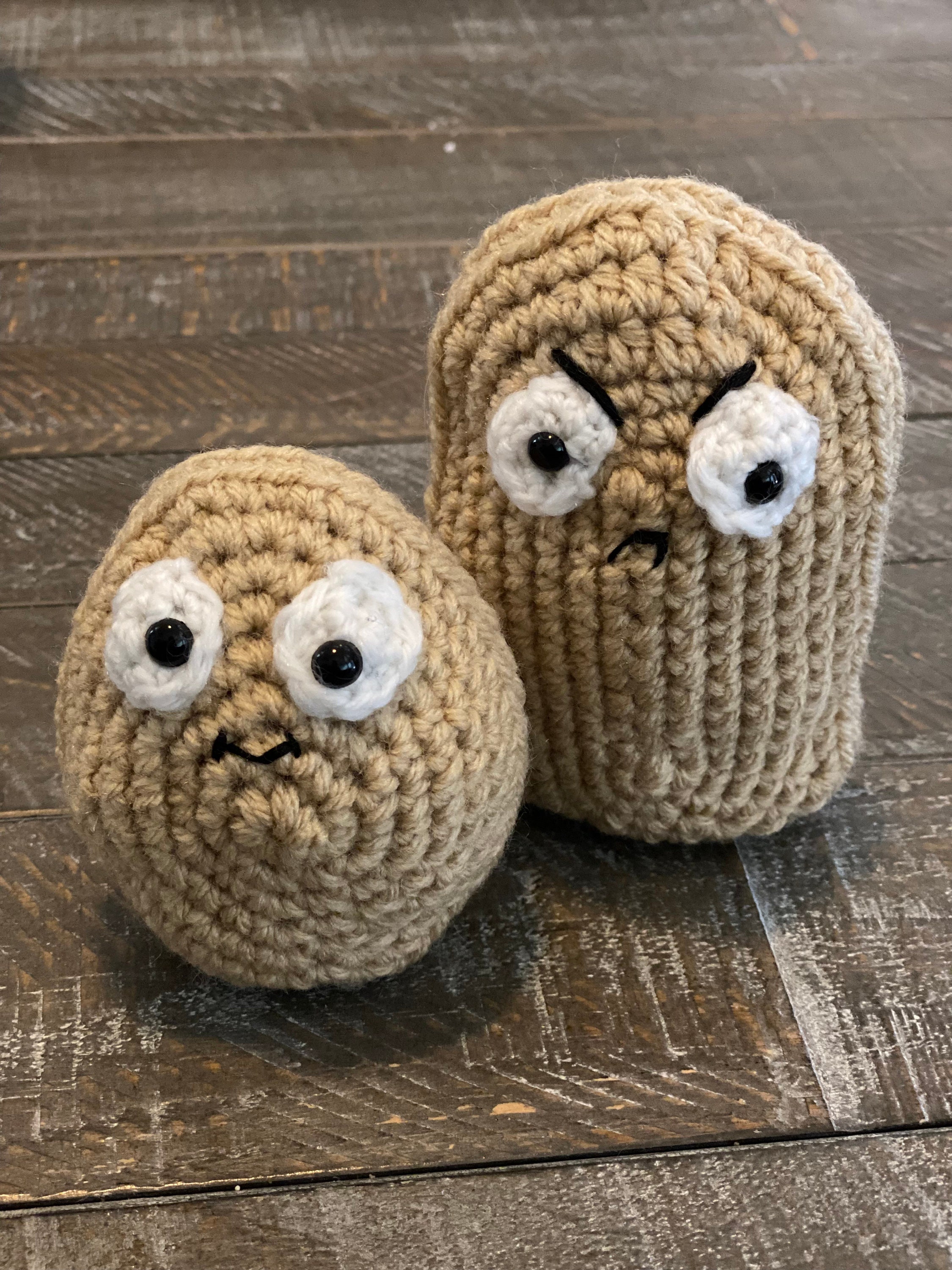 Wall-nut & Tall-nut Crochet Pattern - Plants Vs Zombies - Etsy