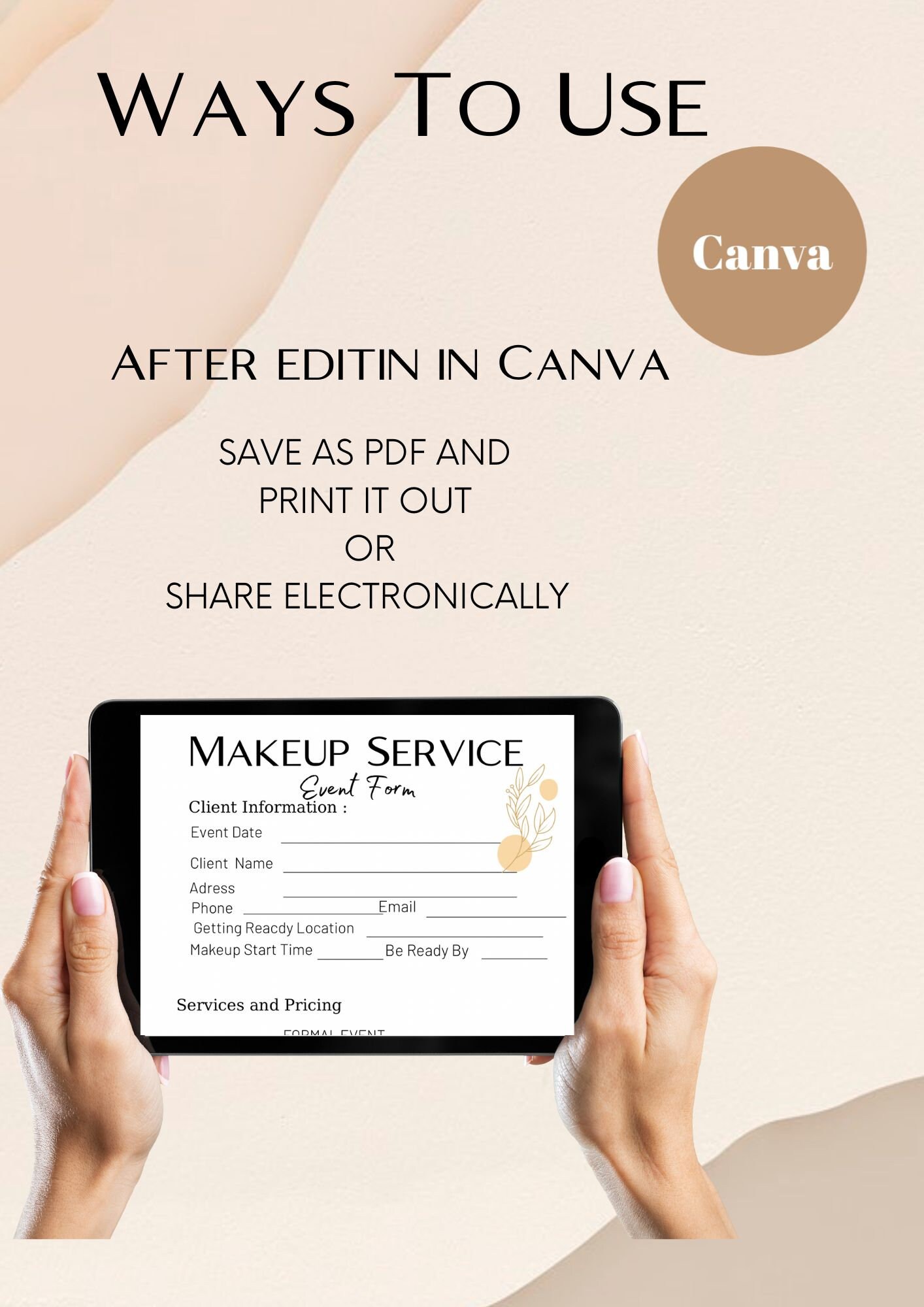 Editable Makeup Contract Template,freelance Makeup Artist Contract ...