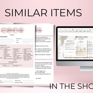 Scar & Stretch Mark Camouflage Intake Form, Editable Consent Form, DIY ...