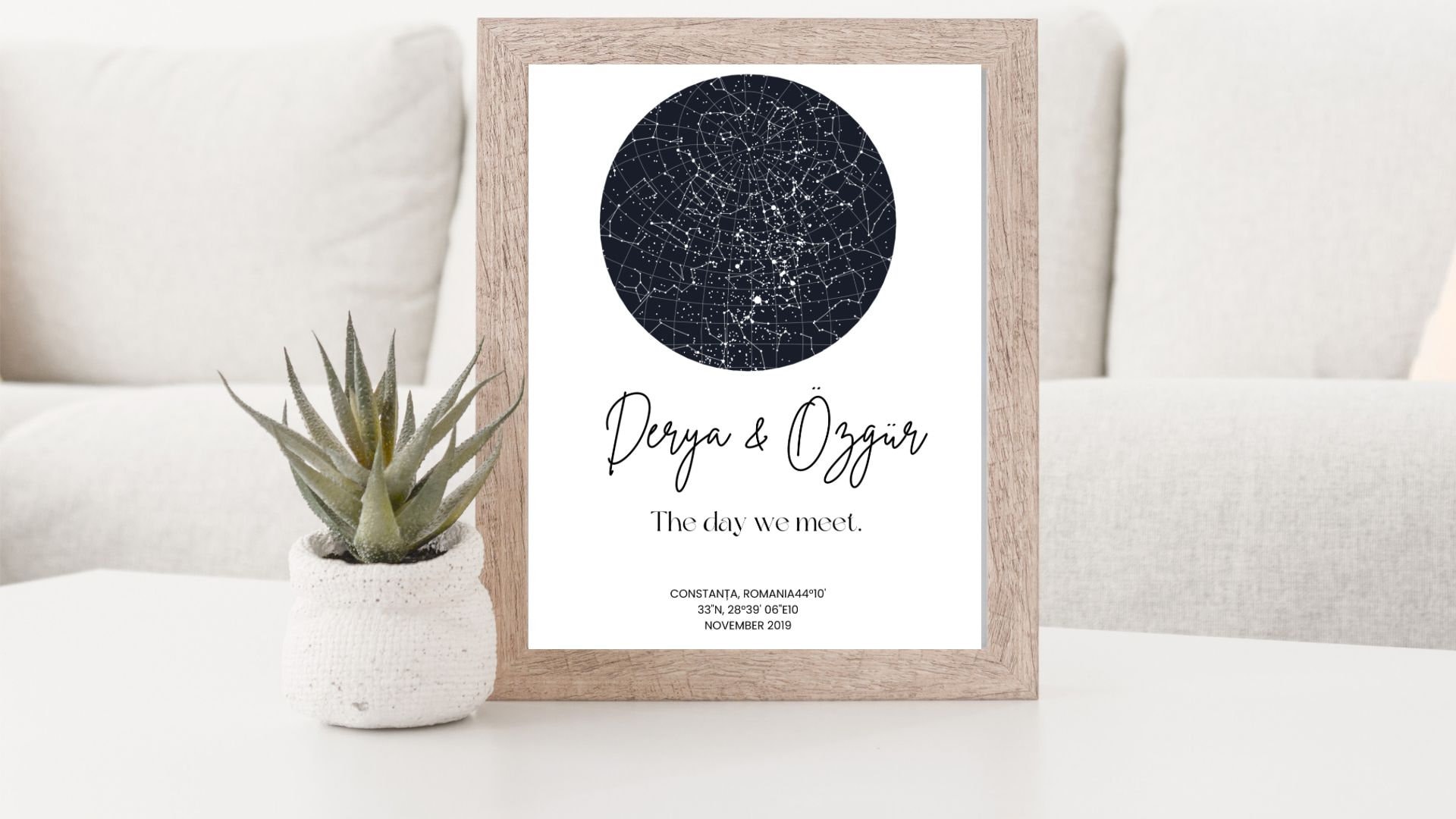 Custom Star Map, Constellation Map, Star Map by Date, Night Sky Print ...