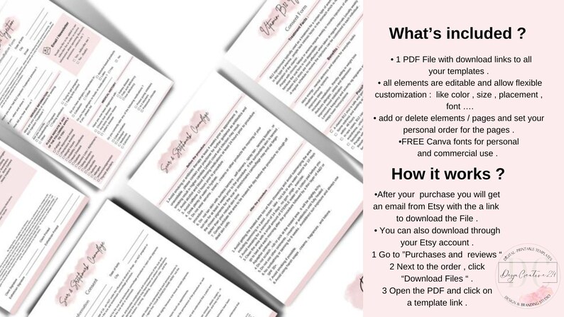 Editable Vitamin B12 Injection Forms, B12 Client Intake Form, Client ...