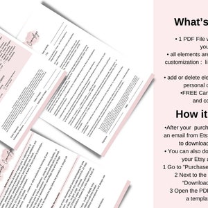 Scar & Stretch Mark Camouflage Intake Form, Editable Consent Form, DIY ...