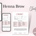 Brow Artist Form , Henna Brow Intake Consent Form I DIY Editable ...