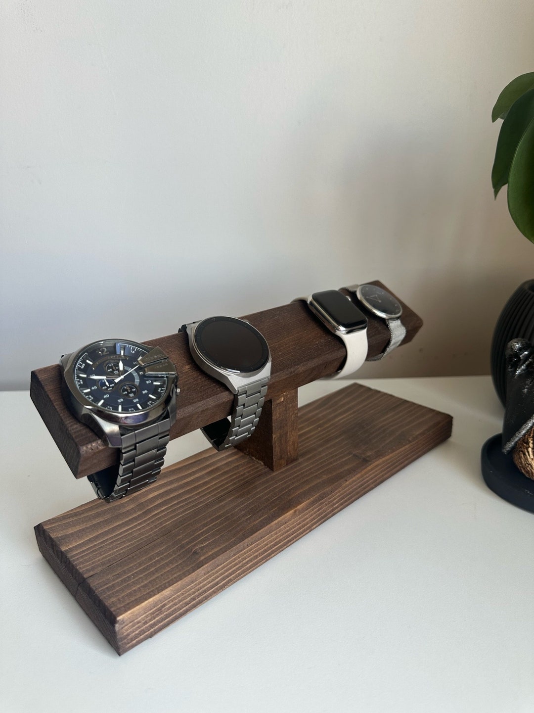 Personalized Large Wooden Watch Storage Stand Personalised - Etsy Australia