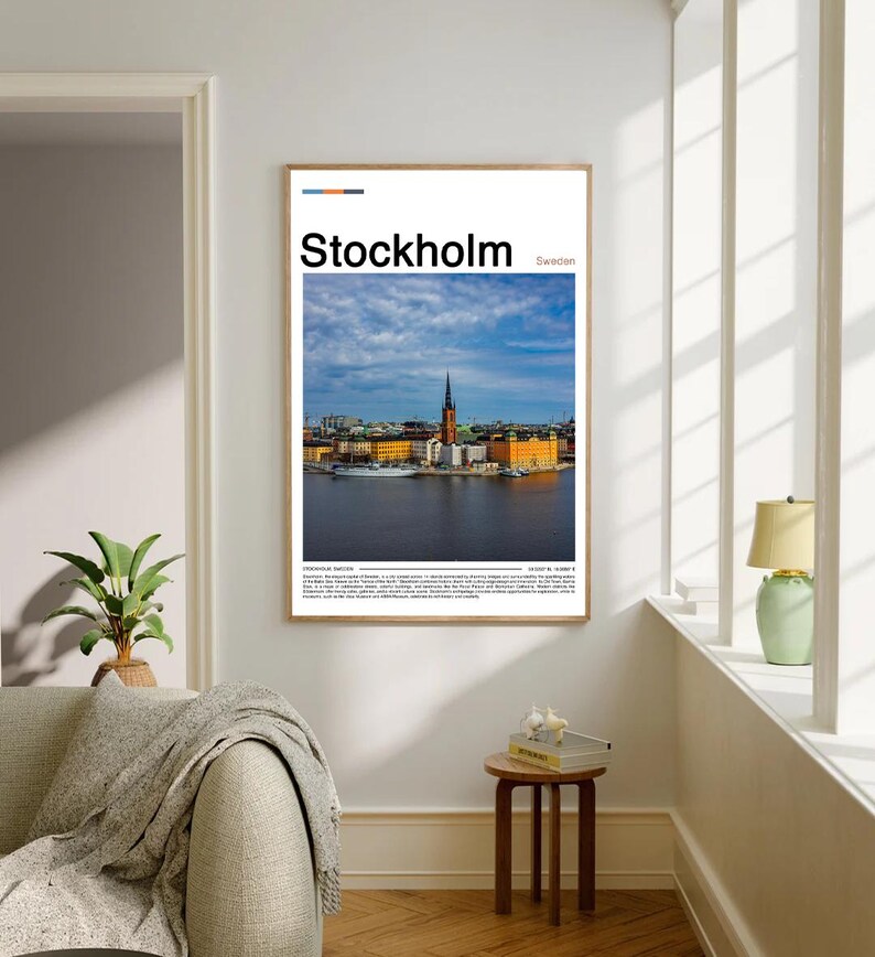 Stockholm Skyline, Stockholm Photo, Stockholm Travel, Stockholm Poster ...