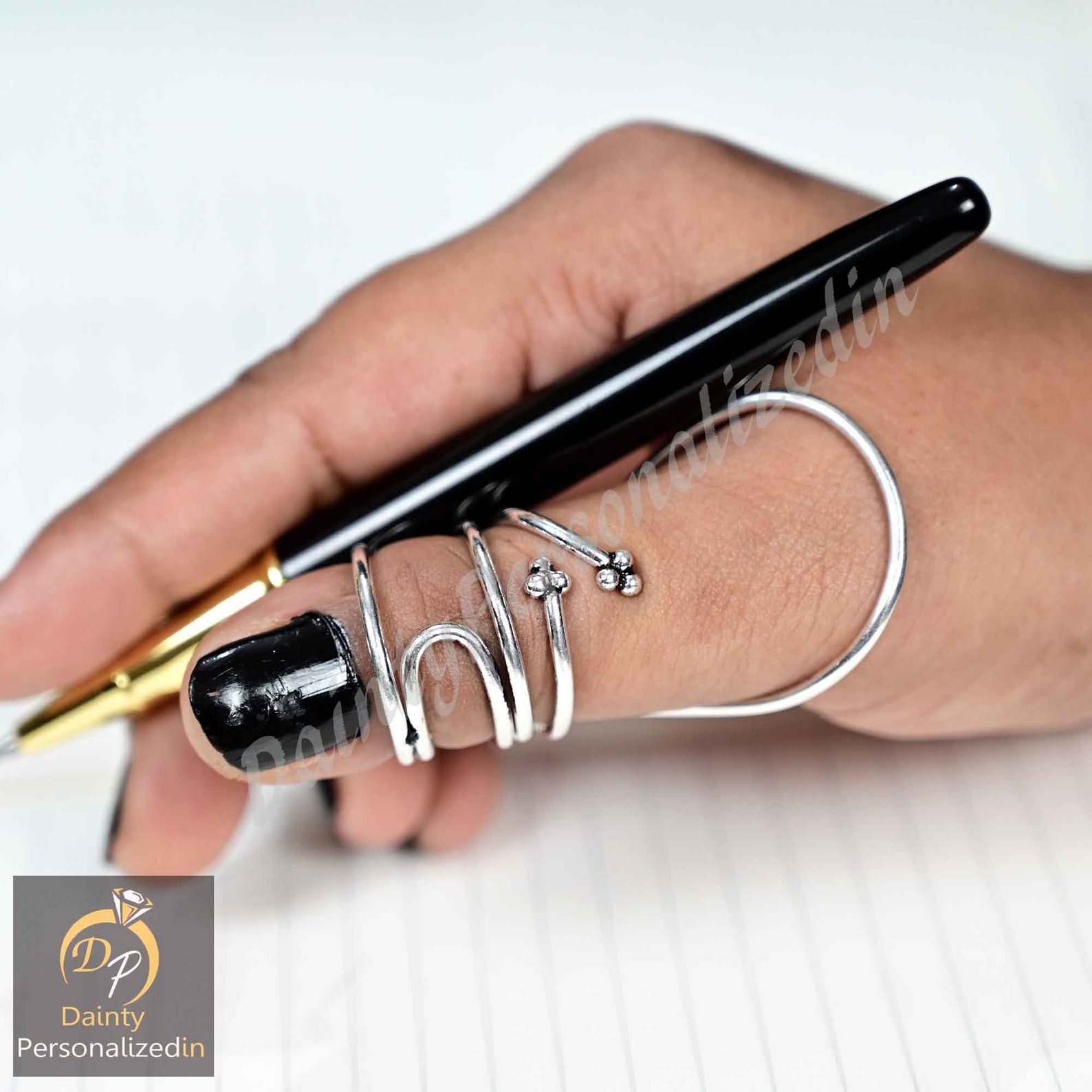 Trigger Finger Arthritis Rings, Brass Ring, EDS Finger Splint Rings ...