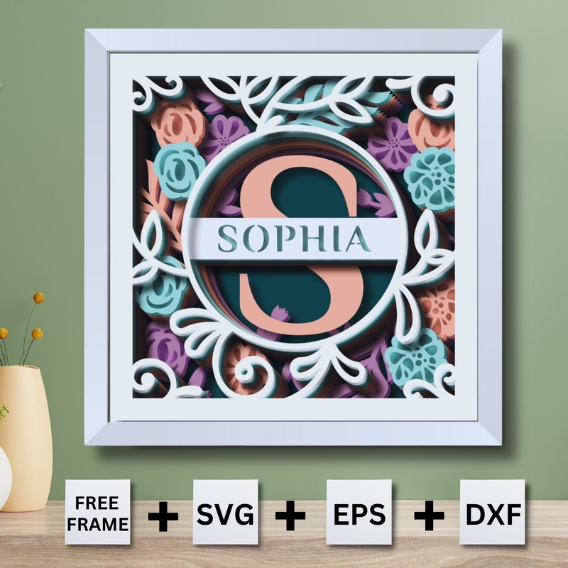 Shadow Box Name Sign In - Etsy